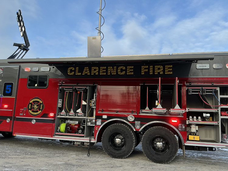 Pierce apparatus delivery for Clarence FD