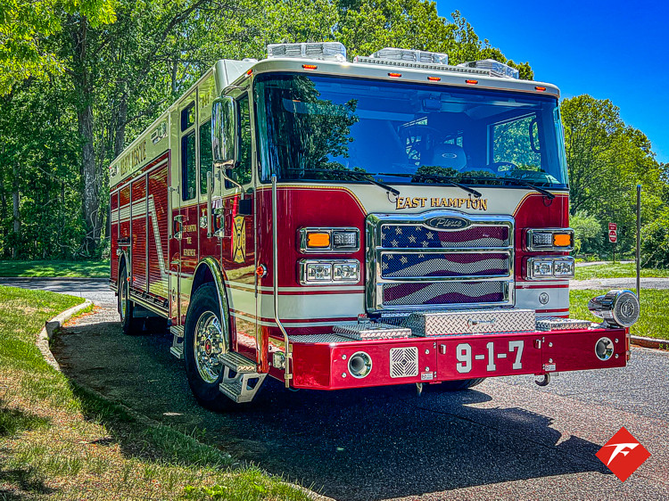 Pierce apparatus delivery for East Hampton FD