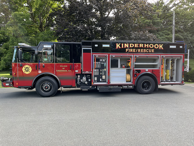 Pierce apparatus delivery for Kinderhook FD
