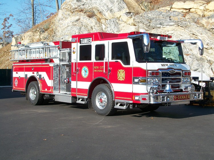 Truck Delivery for New City Fire Engine Company