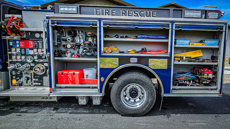 Pierce apparatus delivery for Plotterkill Fire Department