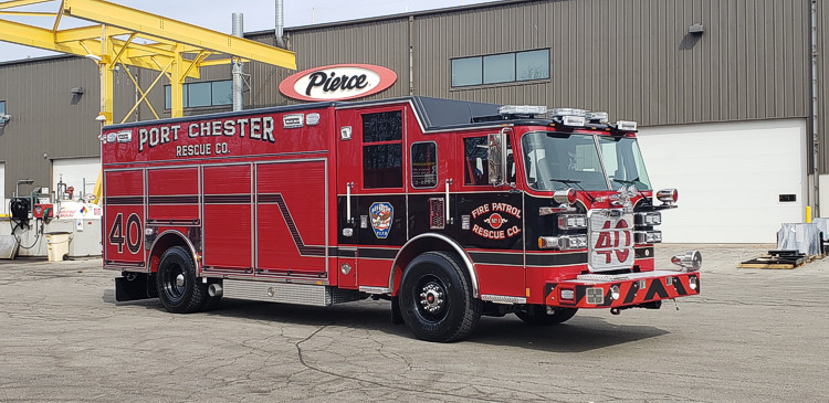 Pierce apparatus delivery for Port Chester FD