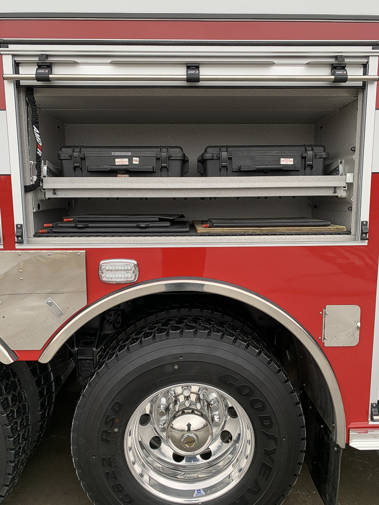 Pierce apparatus delivery for Schuyler Heights FD