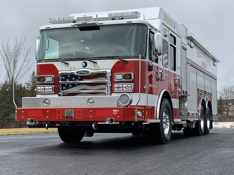 Pierce apparatus delivery for Schuyler Heights FD