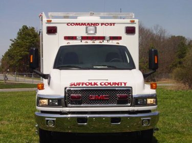 Truck Delivery for Suffolk County Command Post