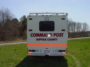 Truck Delivery for Suffolk County Command Post